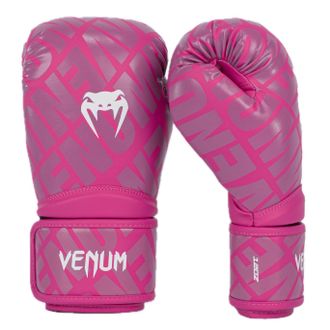 Venum Contender 1.5 XT Boxhandschuhe, Unisex Erwachsene, 8 Oz, Weiß/Rosa