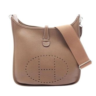 Herm&egrave;s Pre-owned Cuir sacs-ports-paule - Femme - Pre-owned - Brun - Taille: ONE Size