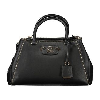 Guess Femme, Sacs, Noir, Taille: ONE Size Nastra Society Satchel