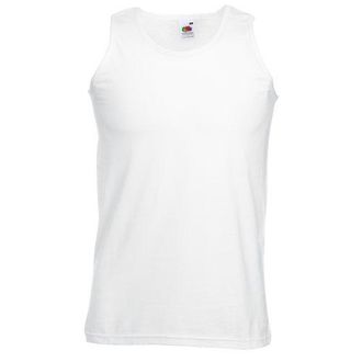 Fruit Of The Loom D&eacute;bardeur de sport, t-shirt sans manches, pour hommes, blanc, 3XL