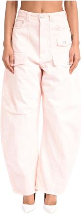 Sportmax Femme, Jeans, Rose, Taille: W25 Wide Jeans