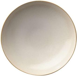 ASA SAISONS 27251107 Assiette Gourmette C&eacute;ramique Sable 23 cm
