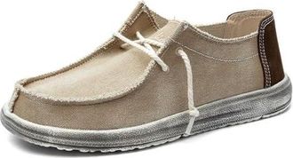 Generic SYJYM Été Automne Confortable Casual Hommes Toile Chaussures pour Hommes Marque Mode Plat Mocassins, 04, 47 1/3 EU