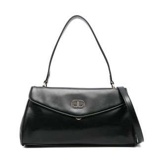 Twinset Femme, Sacs, Noir, Taille: ONE Size Sac cabas avec plaque logo