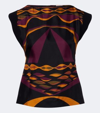 Pucci Top Dune en soie