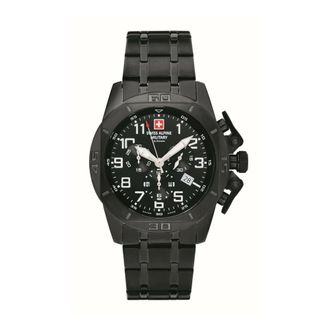 Swiss Alpine Military Chronograph - - Accessories - Herren - Schwarzk - ONE SIZE