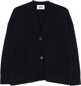 Alpha Studio Cardigan - Blau