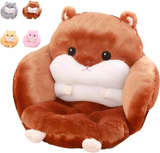 Generic Hamster-Sitzkissen, Tierkissen, Weich, Mit R&uuml;Ckenlehne, Sitzkissen, Stuhlkissen F&uuml;R Wohnung, Zuhause, Caf&eacute;(D)