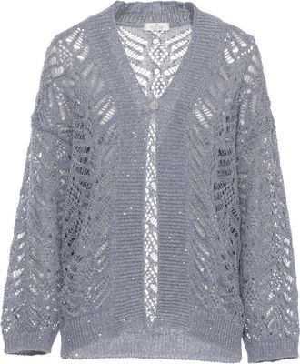 PANICALE Panicale, Femme, Pulls, Bleu, Taille: 36 FR Cardigans