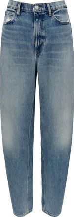 Polo Ralph Lauren Femme, Jeans, Bleu, Taille: W27 Pantalon Droit Cheville Bleu Clair