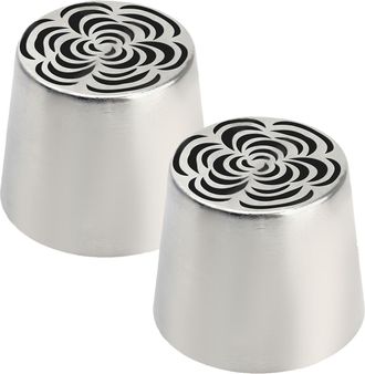 Generic Russisches Spritztüllen-Set für Cupcakes, 40 g, verschiedene Blumentüllen, russische Spritztüllen, extra groß, Küchenutensilien für Ostern, Valentinst