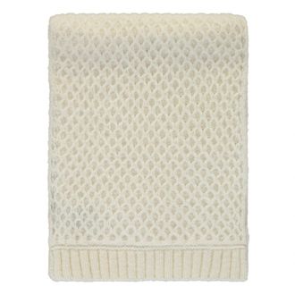 Moorer Noemi Gestrickter Schal - - Accessories - Damen - Wei&szlig; - ONE SIZE