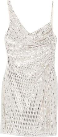 Self Portrait Femme, Robes, Gris, Taille: 38 FR Pf26-014S-Ch Champ Dress