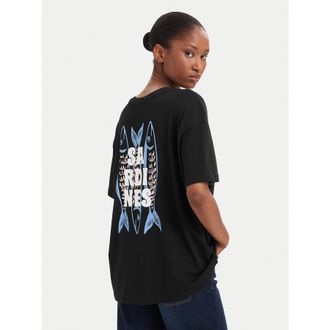 Only T-Shirt Vivvi 15346761 Schwarz Regular Fit
