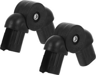 Yarnow 2 St&uuml;ck Teiliges Ersatz gelenk f&uuml;r Rattanst&uuml;hle Faltbarer Kunststoff verbinder f&uuml;r Liegestuhl und B&uuml;rostuhl Robustes Verbindungsrohr Einfach zu Montie