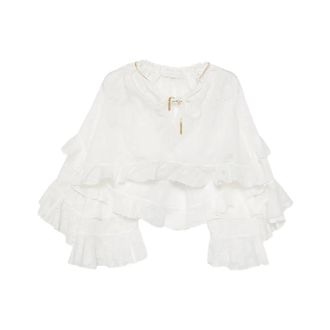 Zimmermann Damen, Blusen & Hemden, Wei&szlig;, SGr&ouml;&szlig;e