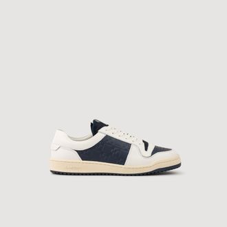 Sandro Niedrige Sneakers aus Leder