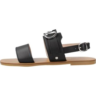 Liu Jo Stylische flache Sandalen - - Shoes - Damen - Schwarzk - 37 EU