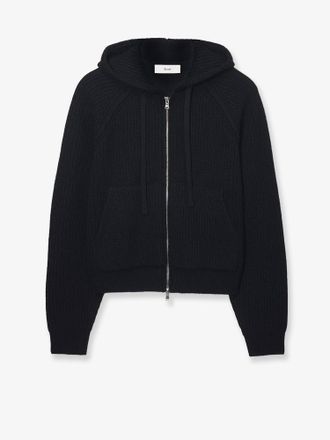 Dunst Unisex wool blend hooded cardigan - DUNST - gender_Man