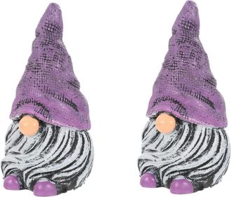 Artibetter Geschenke Wichtel Resin Ornament Haushalt Lila Resin Basteln 2St Geschenk