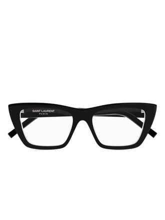 Saint Laurent Eyewear lunettes de vue &agrave; monture carr&eacute;e - Noir