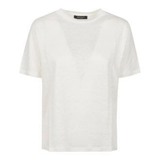 Aragona Rundhals-T-Shirt - - Tops - Damen - Wei&szlig; - L