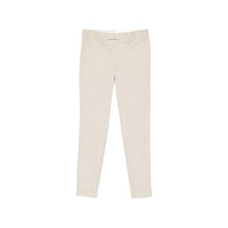 Pantaloni Torino Homme, Pantalons, Beige, Taille: L Pantalon droit avec passants de ceinture