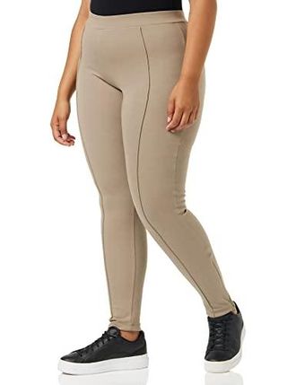 Jack & Jones Jxofelia Hw Stretch Time Leggings Noos, Taupe, L Femme