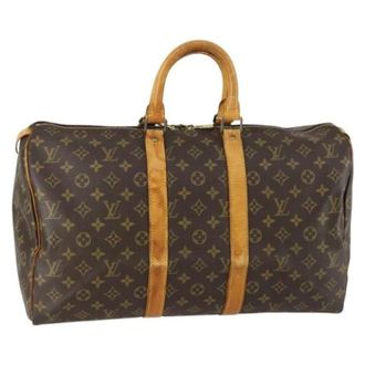 Louis Vuitton Sac Week-end en Toile Pre-owned - Femme - Pre-owned - Brun - Taille: ONE Size