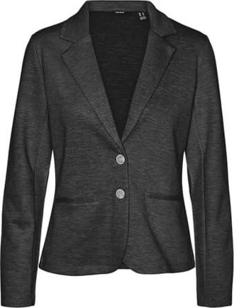 Vero Moda Vmemma Ls Blazer JRS Noos, Noir, 36 Femme