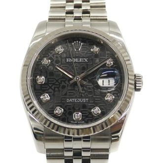 Rolex Pre-owned Datejust Armbanduhr - - Pre-owned - Herren - Schwarzk - ONE SIZE