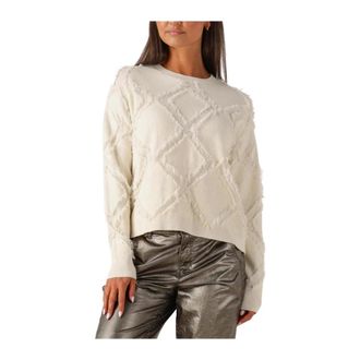 Summum Comfy Strickpullover mit Viskosemischung - - Knitwear - Damen - Beige - XL