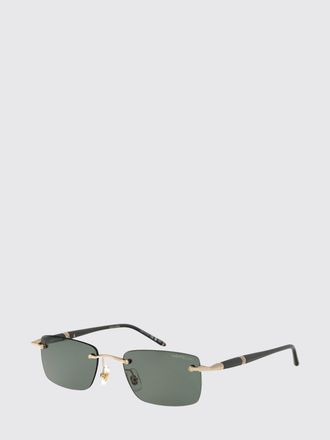 Montblanc Lunettes de soleil MB0344S en m&eacute;tal et ac&eacute;tate
