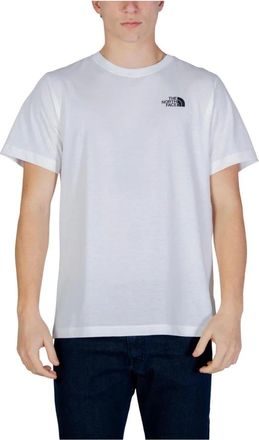 The North Face Homme, Tops, Blanc, Taille: 2XL T-shirt imprim&eacute; &agrave; manches courtes et col rond