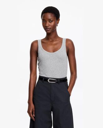 Arket Tanktop Mit U-Ausschnitt -Grau