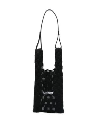Lastframe sac cabas tress&eacute; &agrave; effet de transparence - Noir