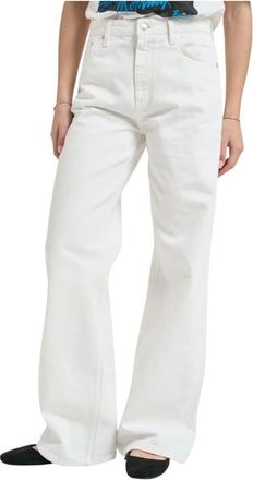 Roy Rogers Femme, Jeans, Blanc, Taille: W26 Wide Jeans