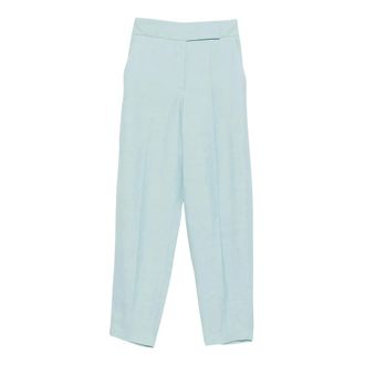 Joseph Femme, Pantalons, Bleu, Taille: 38 FR Pantalon &agrave; poches passepoil&eacute;es