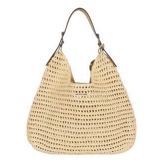 Michael Kors Femme, Sacs, Brun, Taille: ONE Size Nolita Large Crocheted Hobo