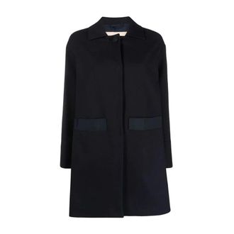 Herno Audry Cotton Coat - - Coats - Damen - Blau - XL
