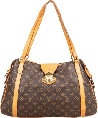 Louis Vuitton Crossbody Bags - Louis Vuitton Canvas Monogram Stresa PM Shoulder B - Gr. unisize - in Braun - f&uuml;r Damen