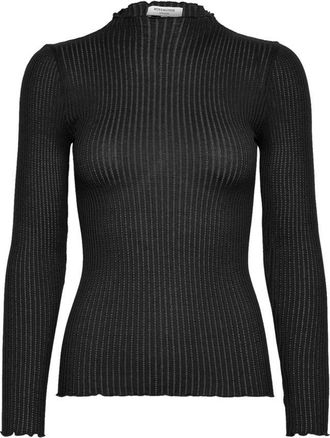 Rosemunde Langarmshirt Belize silk shirt weicher Seiden-Baumwoll-Mix, mit langen &Auml;rmeln