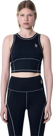 Moncler T-shirt &agrave; motif logo - Femme - Sport - Noir - Taille: 38 FR