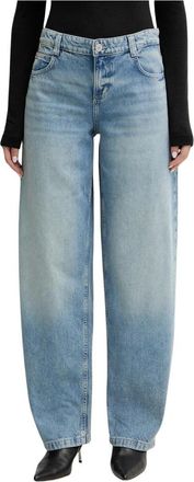 Guess Jeans baggy coupe ballon jambe large - Femme - Jeans - Bleu - Taille: W29 L32