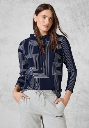 Cecil Langarmshirt mit Stehkragen