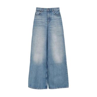 Chlo&eacute; High-Rise Wide-Leg Jeans - - Jeans - Damen - Blau - W29