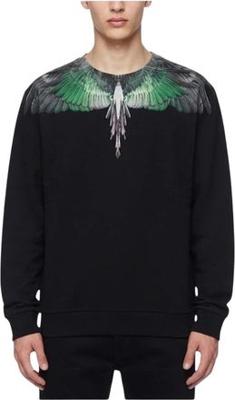 Marcelo Burlon Rundhals-Sweatshirt - - Sweatshirts & Hoodies - Herren - Schwarzk - S