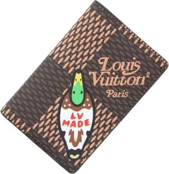Louis Vuitton Porte-cartes de visite Damier Pre-owned - Femme - Pre-owned - Brun - Taille: ONE Size