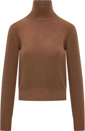 Ami Femme, Pulls, Brun, Taille: 38 FR De Coeur Turtleneck