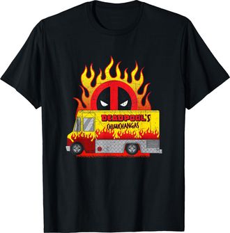 MARVEL Deadpool Chimichangas Food Truck T-Shirt